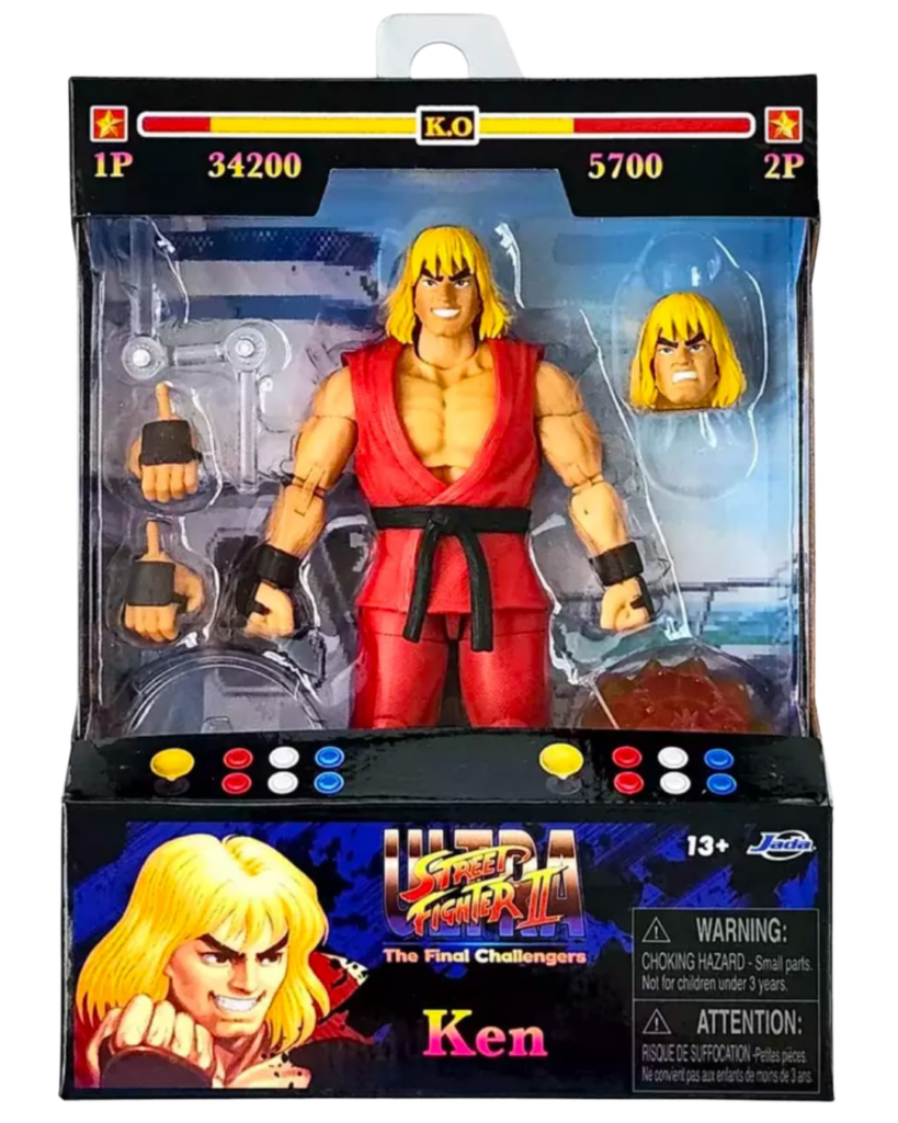 Figura Ken Rojo Street fighter Jada – Video Center Fun Store